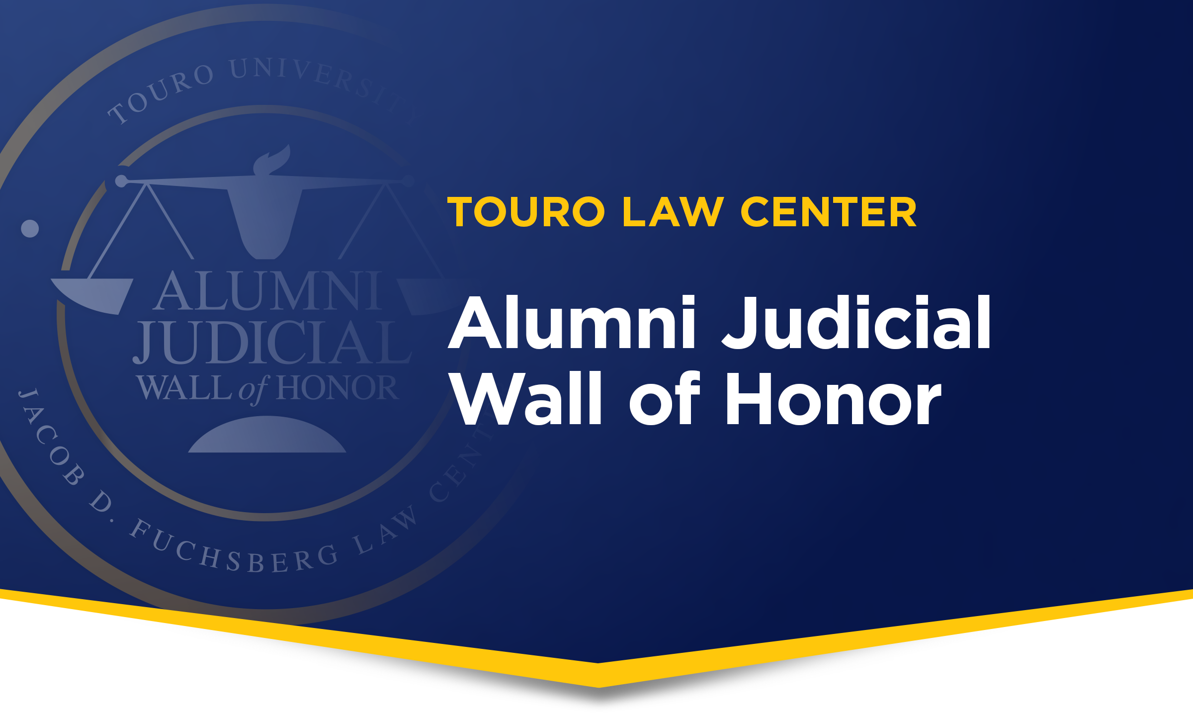 Touro Law - Judicial Wall of Honor